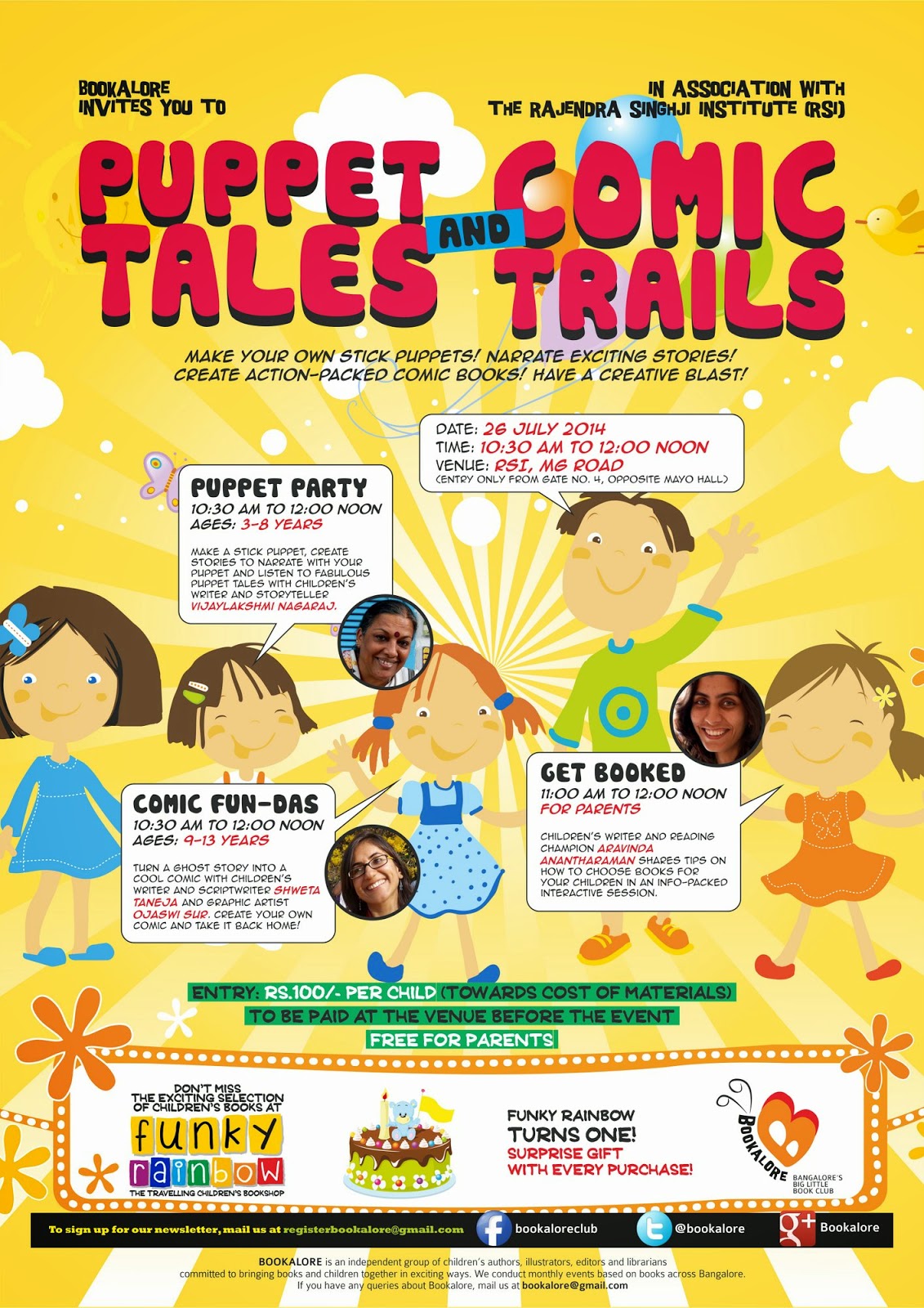 Puppets and Comic making workshops - Pratham Books